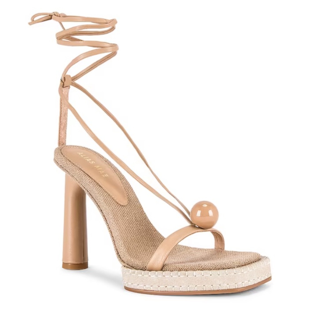 Alias Mae Gigi Platform Heel In Natural Leather Size … - Gem